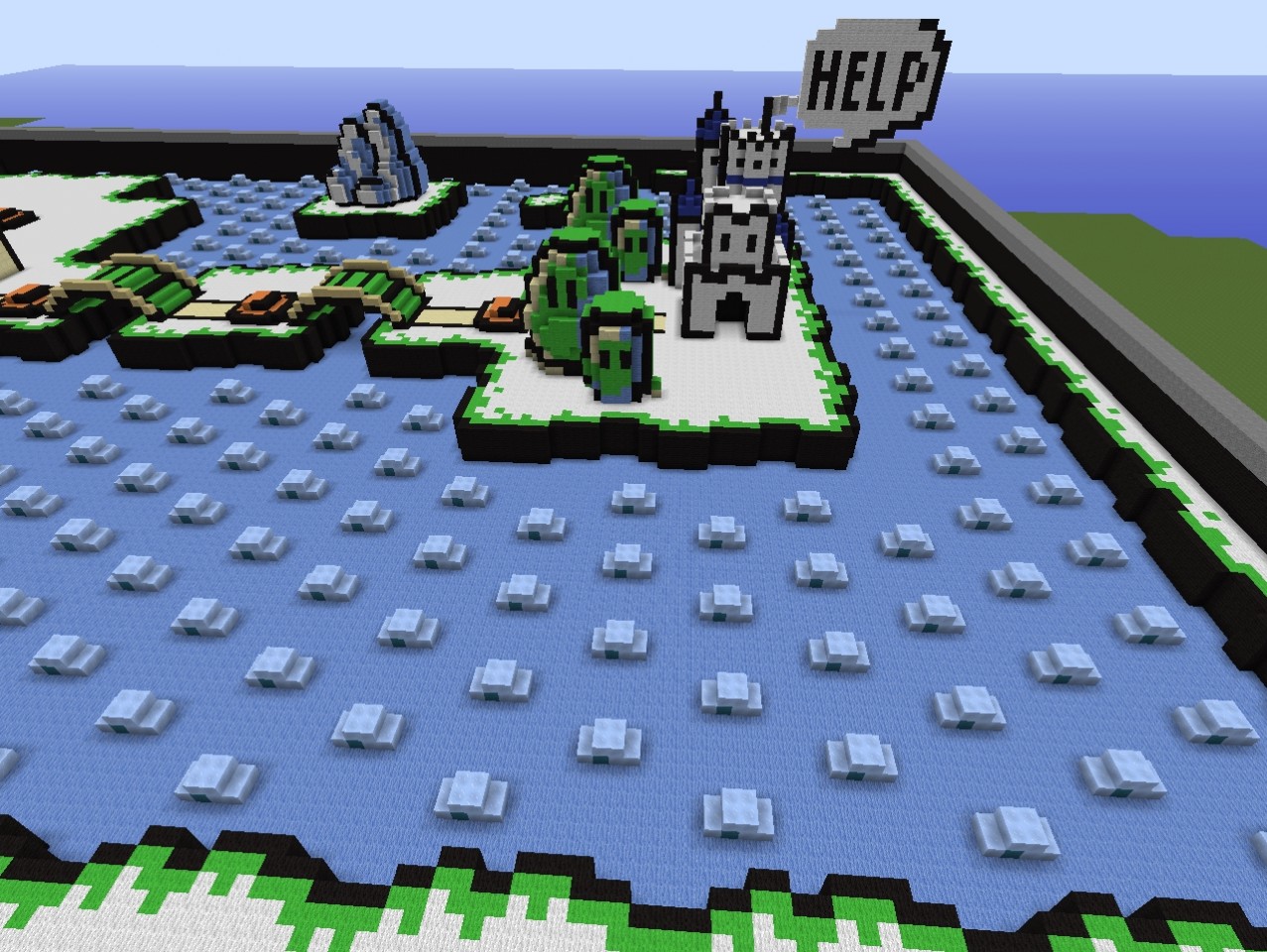 Super Mario 3 Iced Land Minecraft Map