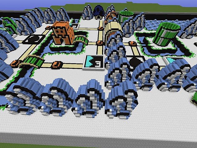 Super Mario 3 Iced Land Minecraft Map