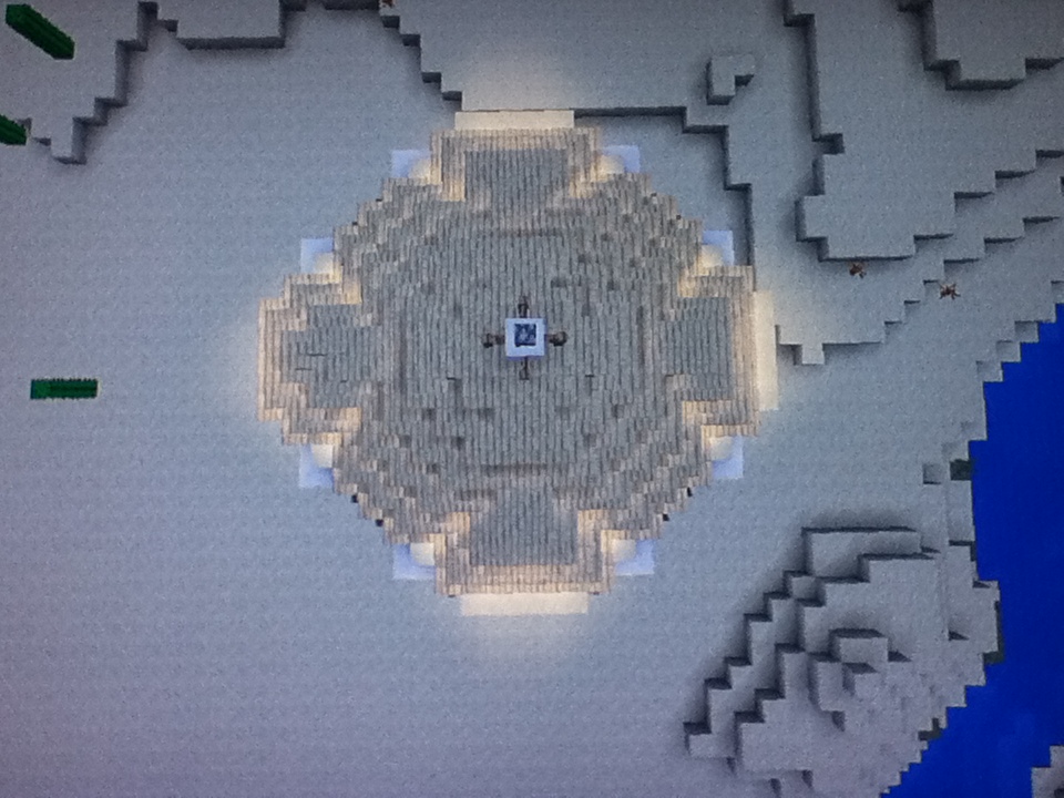 Desert Themed Large Gazebo Minecraft Map