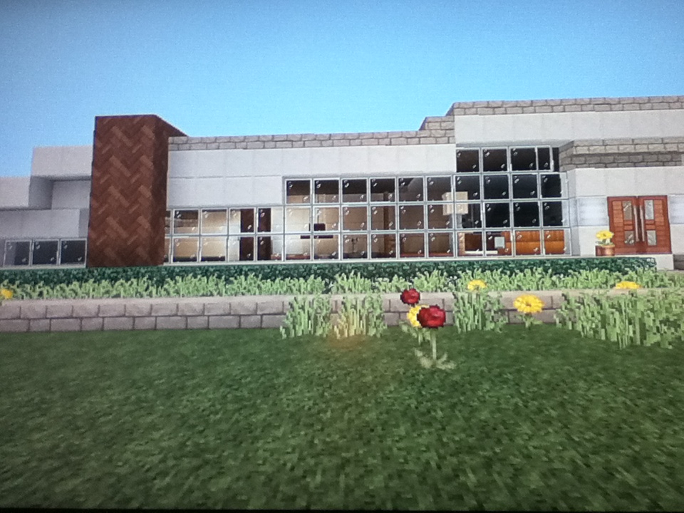 'Curve' Modern Organic House Minecraft Map