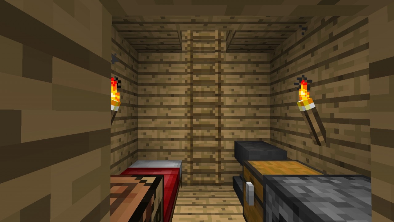 survival shack Minecraft Map