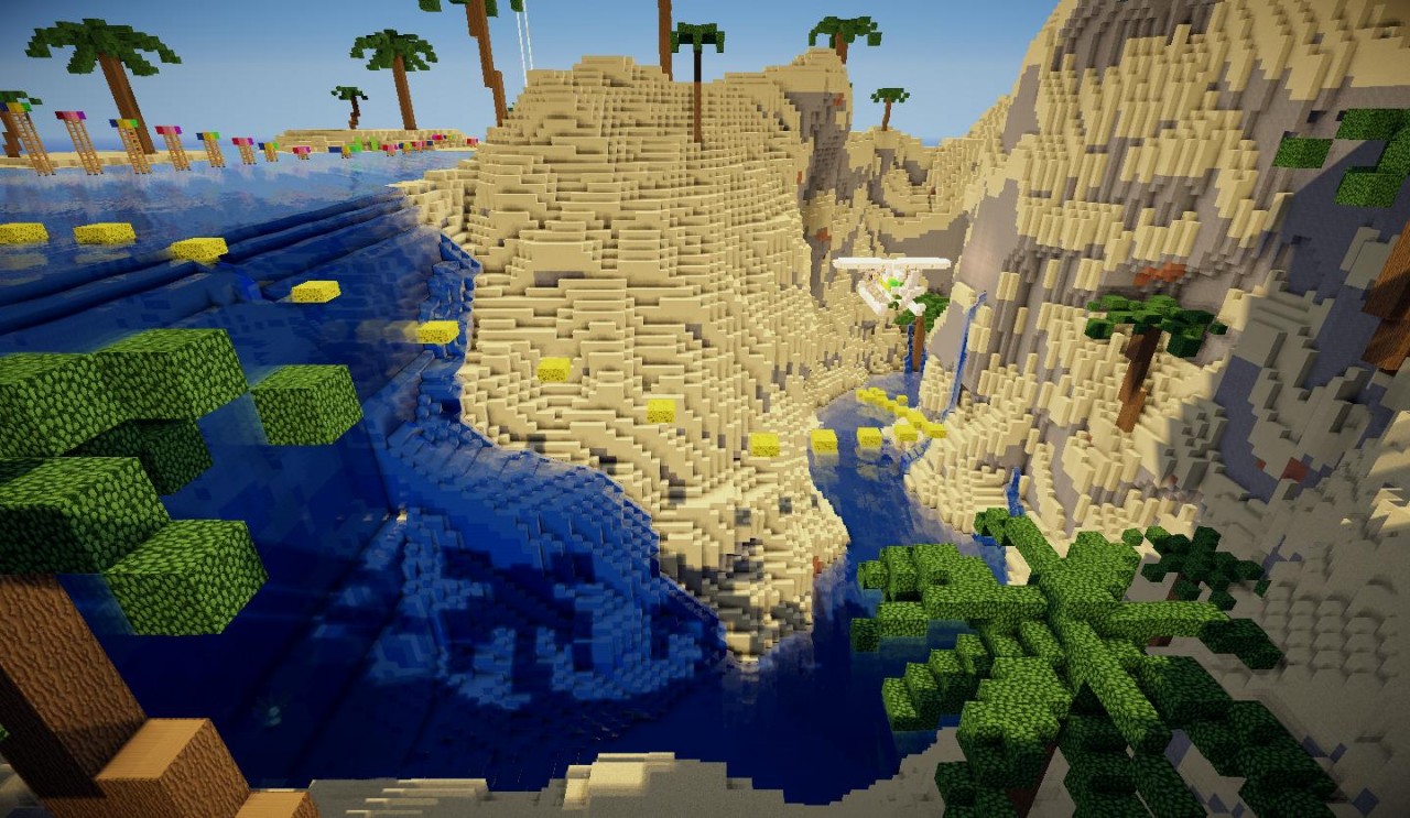 Exotic Getaway Super Parkour Map [Played by Bodil40, Simonhds90, Ghostgaming,iBaki961] Minecraft Map