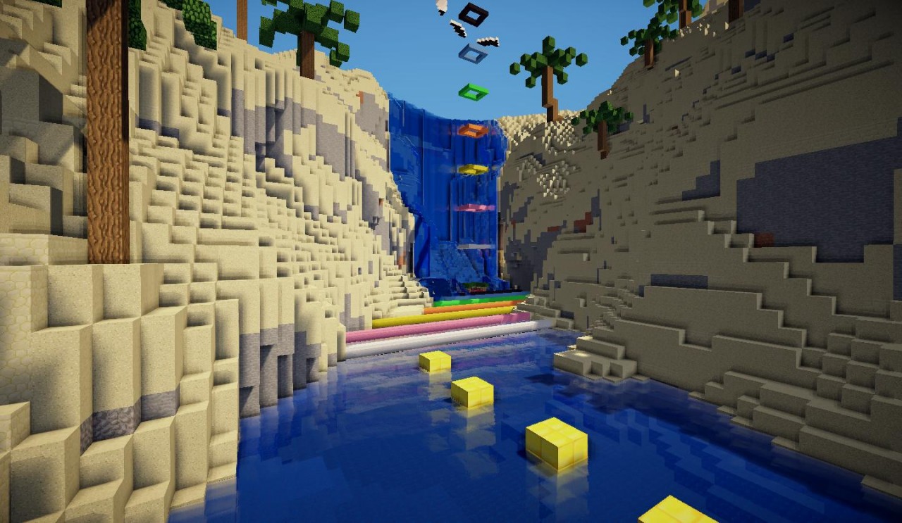 Exotic Getaway Super Parkour Map [Played by Bodil40, Simonhds90, Ghostgaming,iBaki961] Minecraft Map