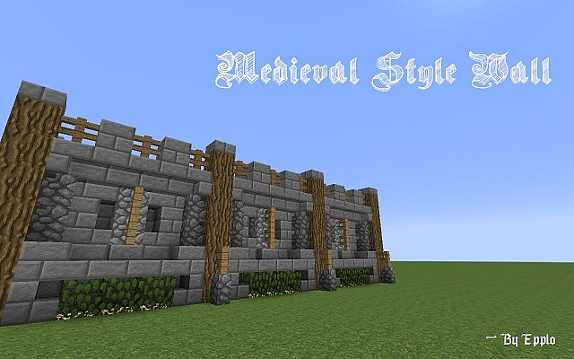 Medieval Style Wall Minecraft Map