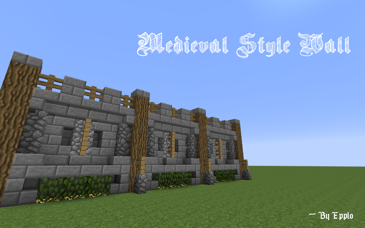 Medieval Style Wall Minecraft Map