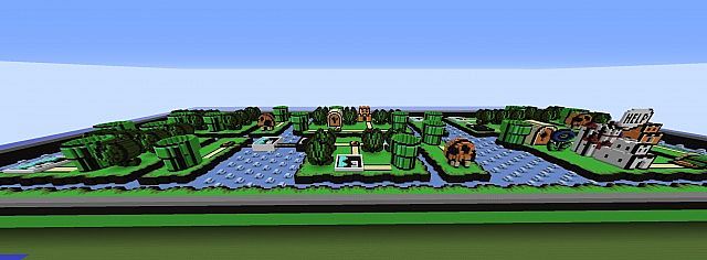 Super Mario 3 Pipe Maze Minecraft Map