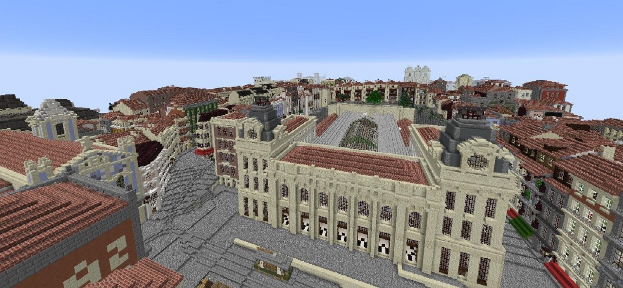 XIXth Century City Map Minecraft Map