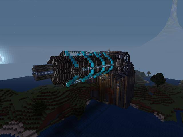 revolution rail cannon Minecraft Map