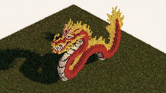 Saphira - Chinese Dragon Minecraft Map