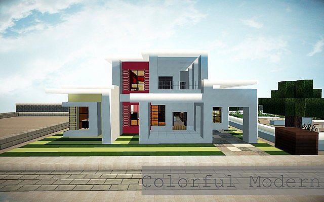 Colorful Modern Minecraft Map