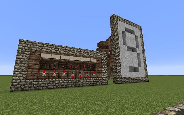 Small redstone Calc. Minecraft Map