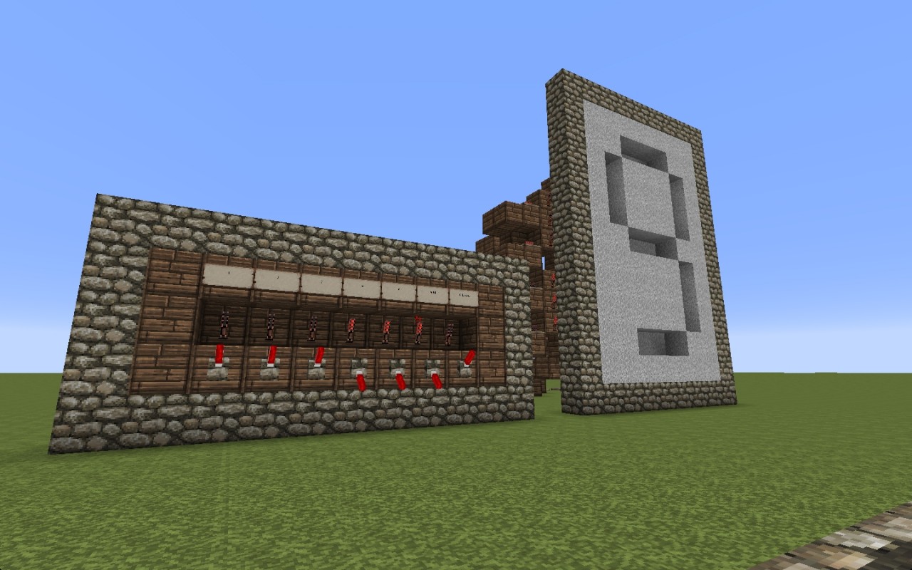 Small redstone Calc. Minecraft Map