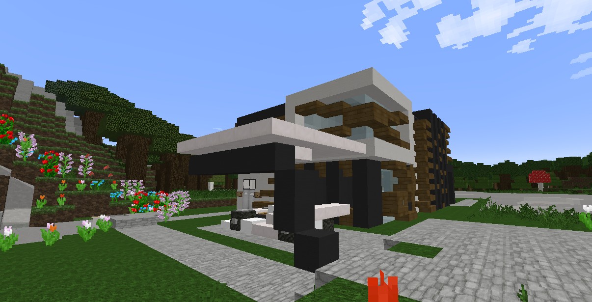 Small Modern House Minecraft Map