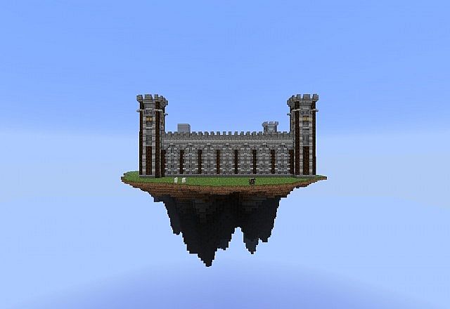 Floating castle Minecraft Map