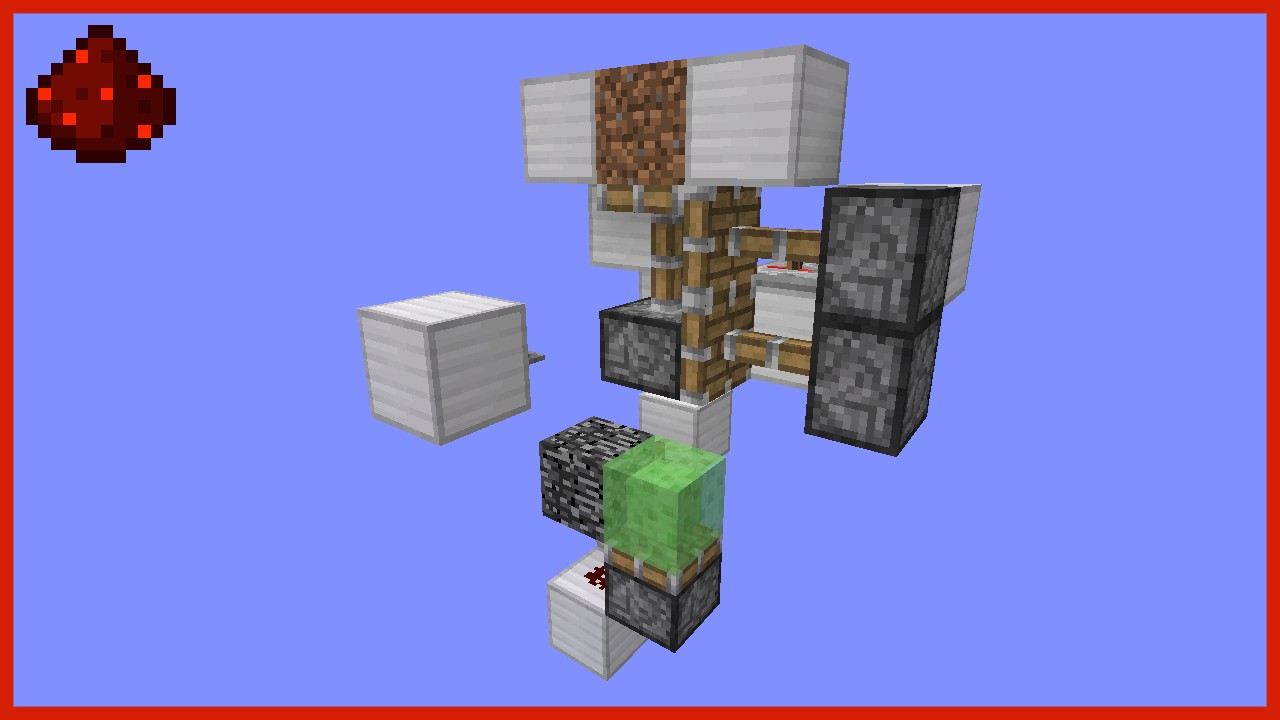 Underground Slime Block Exit [Redstone] Minecraft Project