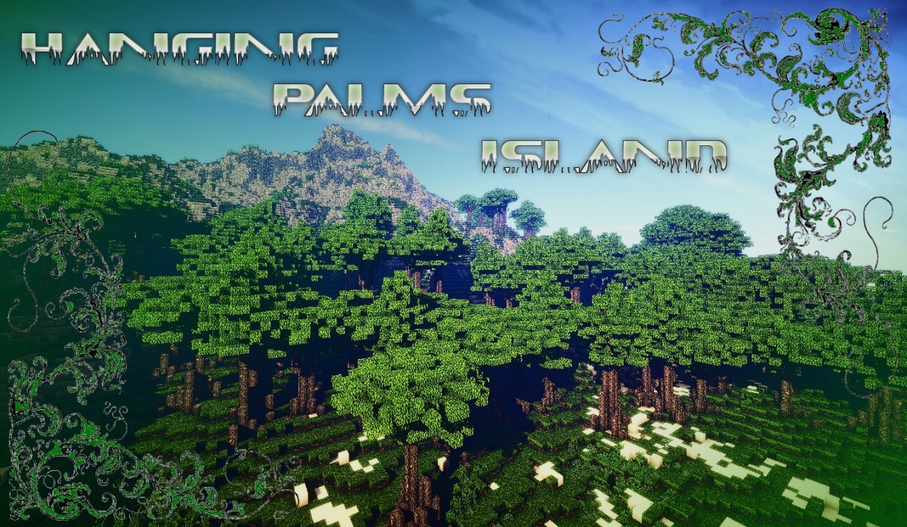 - Hanging Palms Island - Custom terrain - Minecraft Map
