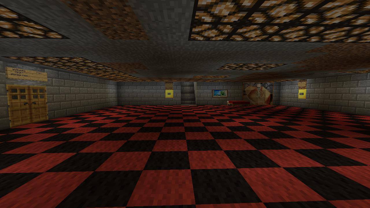 secret underground base Minecraft Project