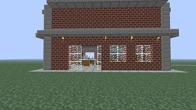 house on a flat land Minecraft Map