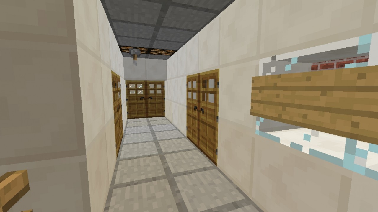 house on a flat land Minecraft Map