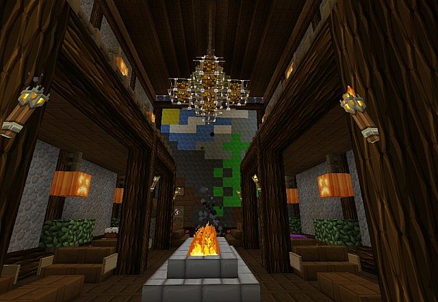 Viking Villiage - The Great Hall Minecraft Map