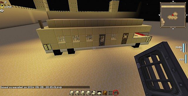 desert prison: heavy scout, transport truck and bus Minecraft Map