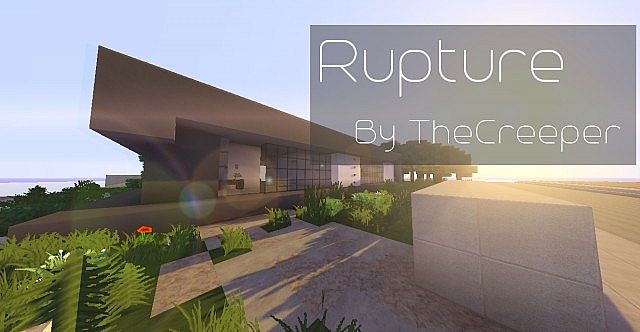 Rupture || Modern house Minecraft Map