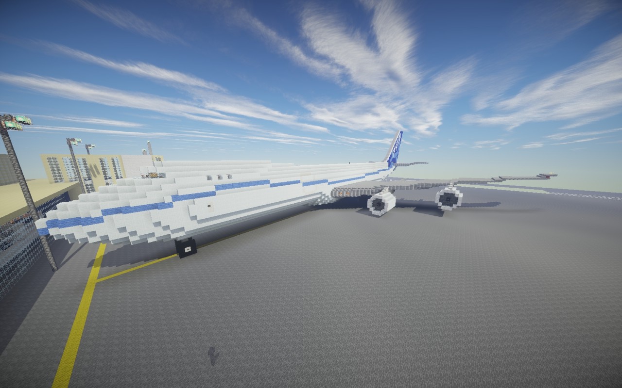 Boeing 747-8F Minecraft Map