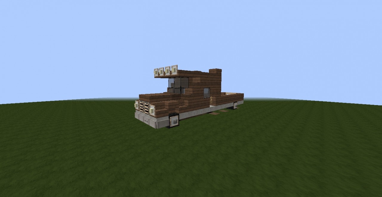 Pickup Truck with house Minecraft Map