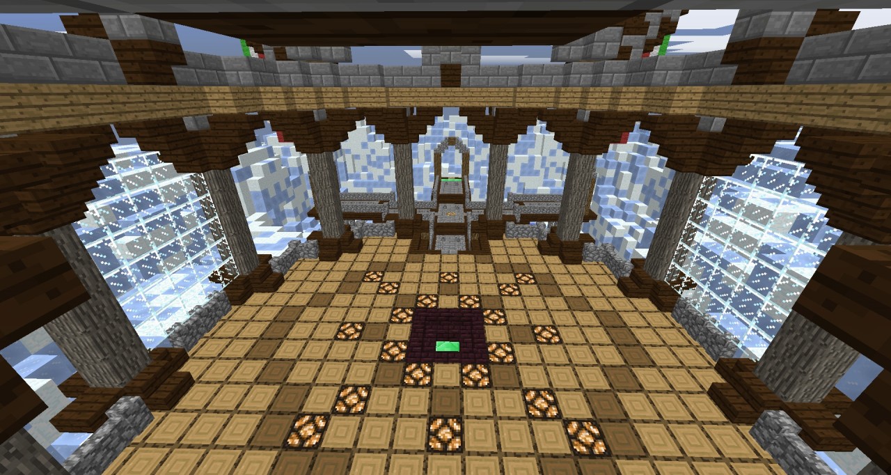 Spawn-hub-warp On Ice Island [TeamOfDream] Minecraft Map