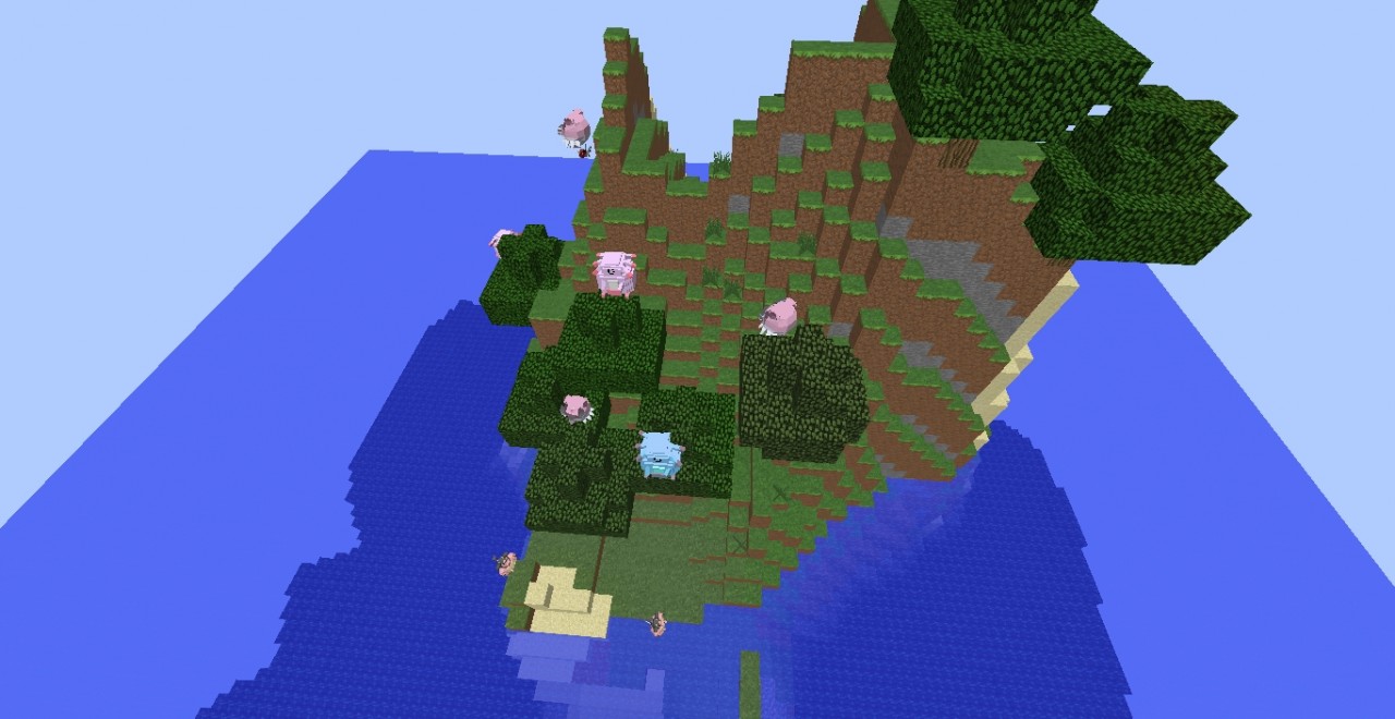 Pixelmon Island Survival Minecraft Map