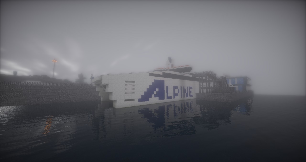 Catamaran car ferry (+ terminal) 1:1 Minecraft Map