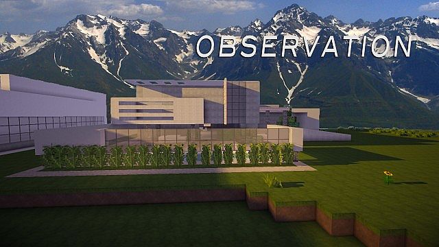 Observation | a concrete house Minecraft Map