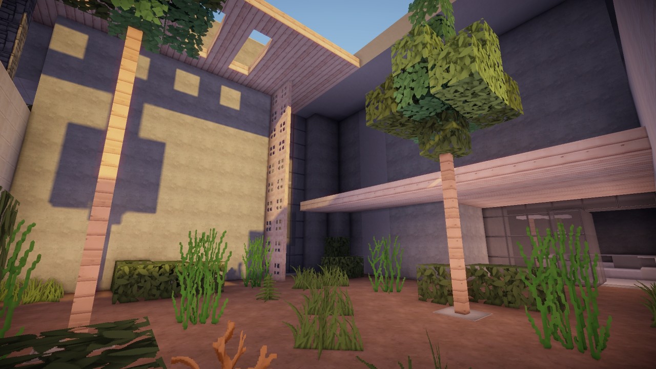 Observation | a concrete house Minecraft Map