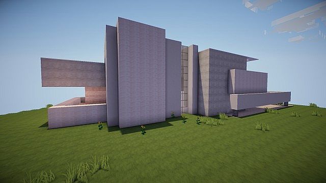 Observation | a concrete house Minecraft Project