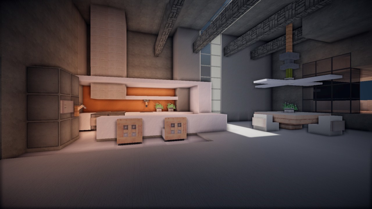 Observation | a concrete house Minecraft Map