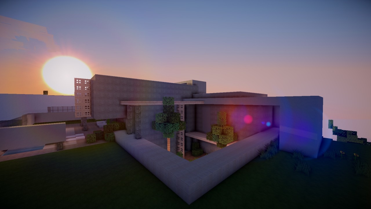 Observation | a concrete house Minecraft Map