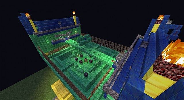 PVP Zombattle - MULTIPLAYER PVP / SERVER MAP Minecraft Map