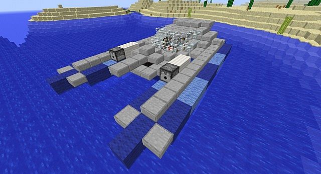 Military Gunboat (Futuristic) Minecraft Map