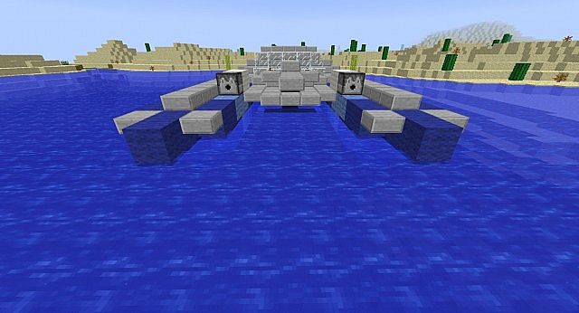 Military Gunboat (Futuristic) Minecraft Map