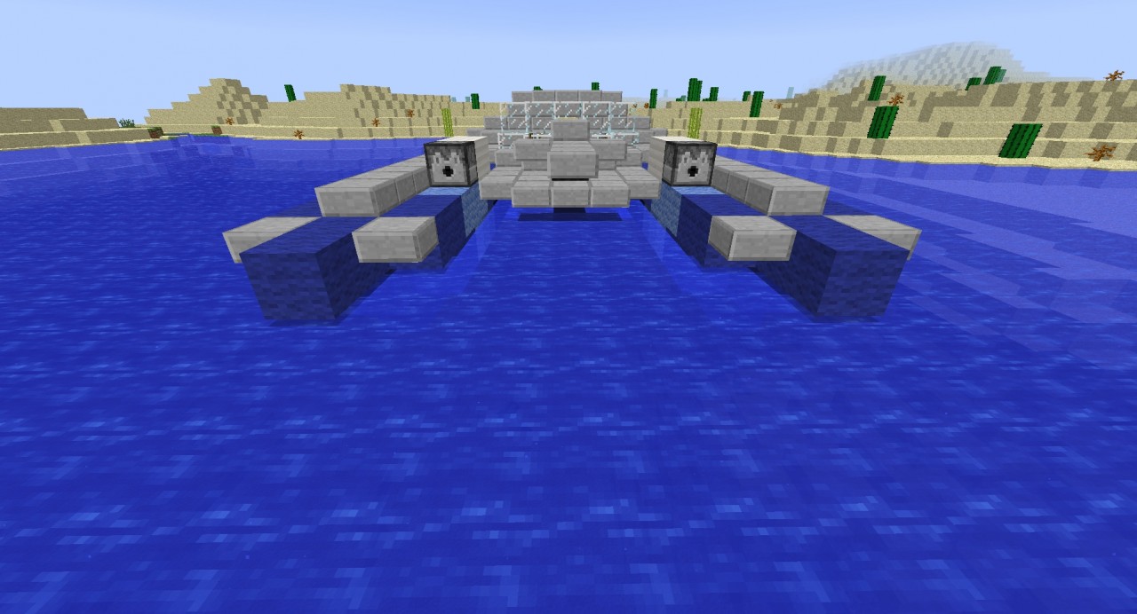 Military Gunboat (Futuristic) Minecraft Map