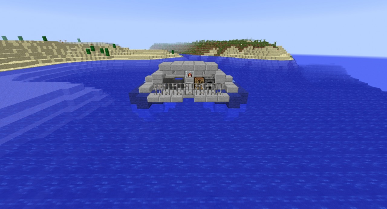 Military Gunboat (Futuristic) Minecraft Map
