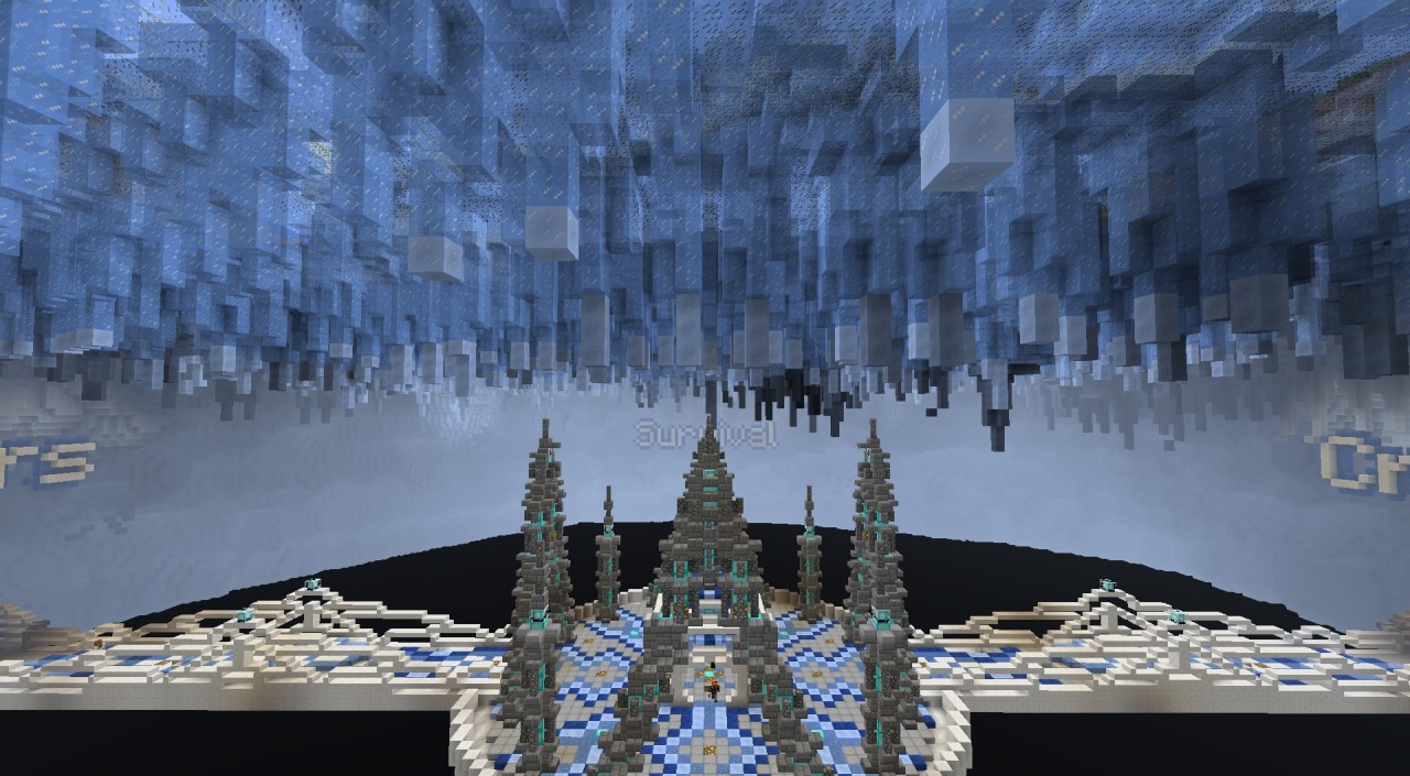New Underground Ice cave spawn! Minecraft Map
