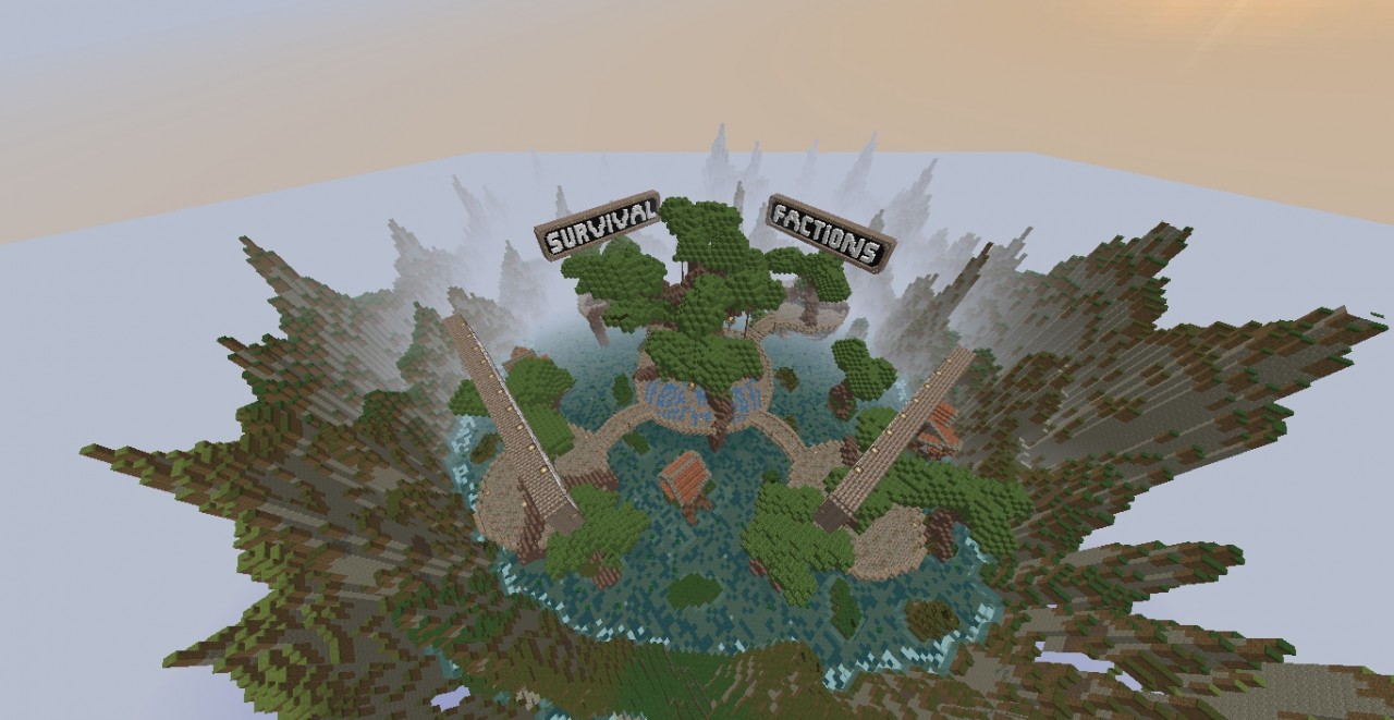 Custom Hub map Minecraft Map