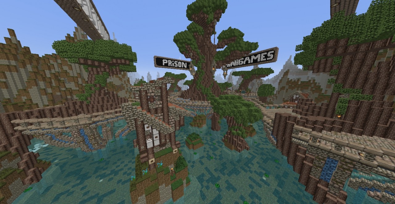 Custom Hub map Minecraft Map