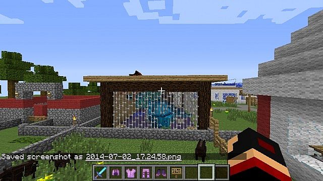 New Minecraft Zoo With Two Major Houses!! (You Need Mo'Creatures Mod ...