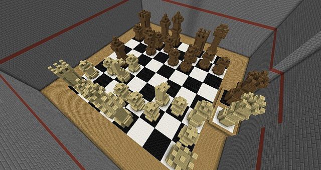 Playable Chess in Minecraft Minecraft Project