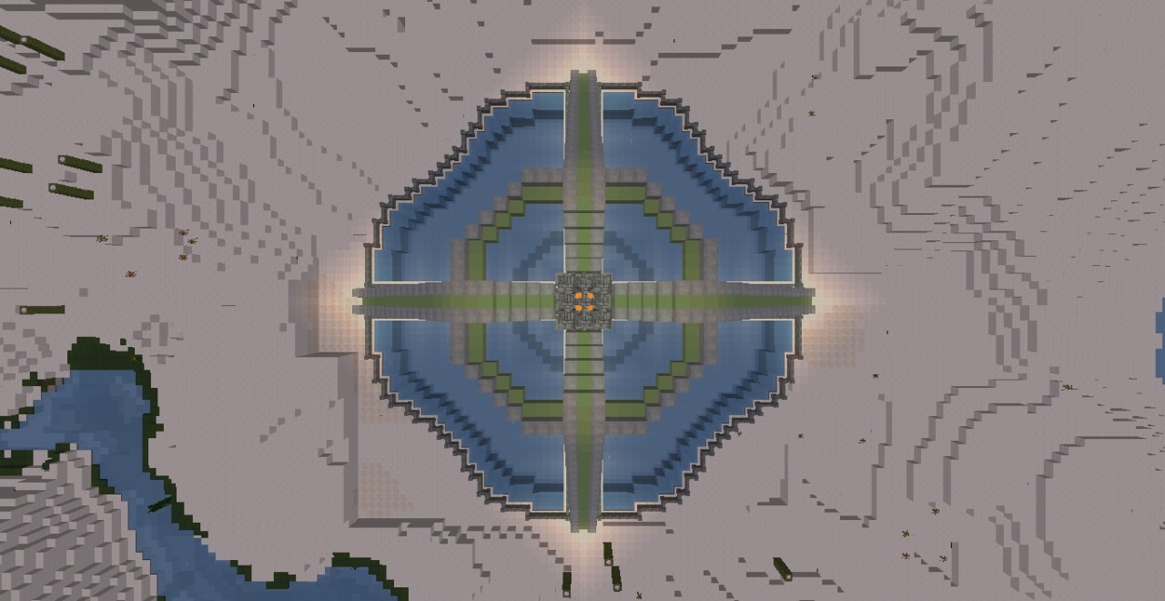 Desert server spawn Minecraft Map
