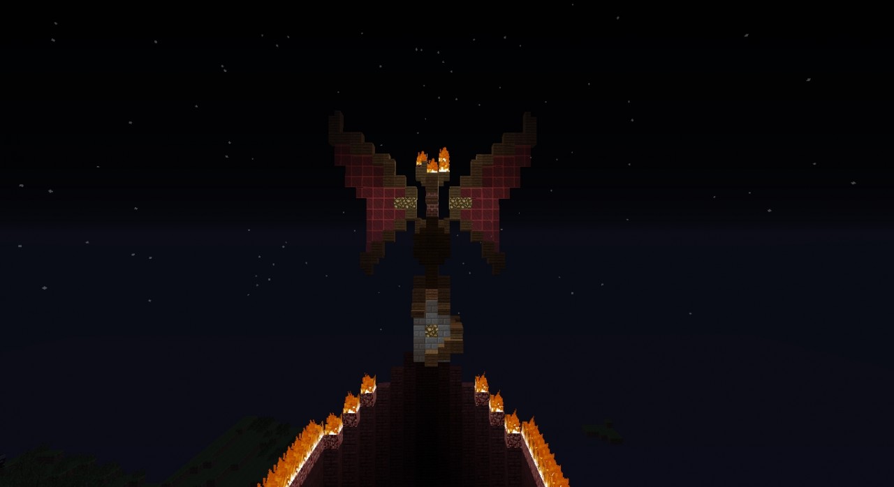 The Fallen Sky Dragons Lair-Story Inside (Contest Build) Minecraft Map