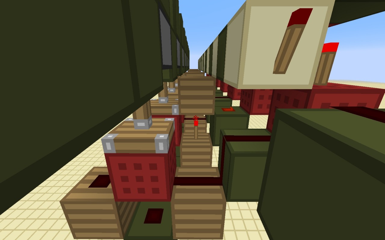 simple combination lock Minecraft Map