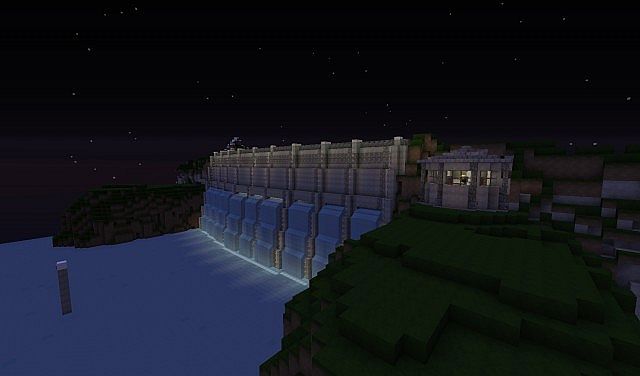 Working dam Minecraft Map